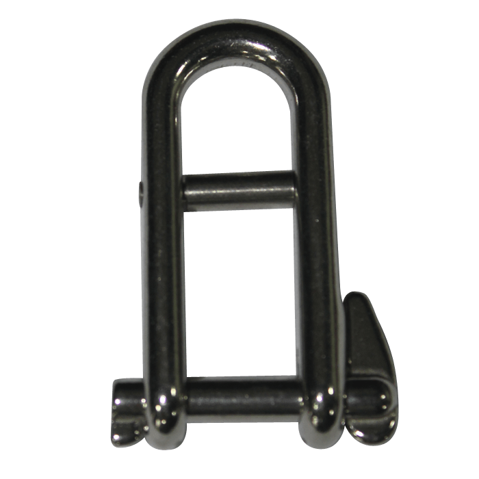 Stainless Steel Long Dee Shackle with Double Captive Pin